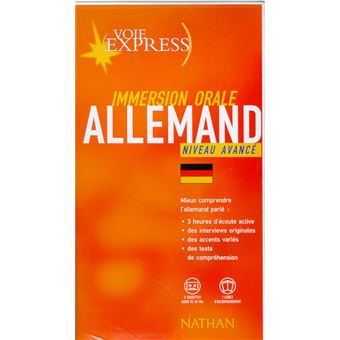 Voie express immersion orale allemand avance niveau avancé - Collectif - Achat Livre | fnac