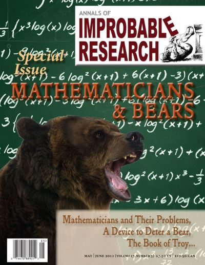 Annals of Improbable Research - Special Mathematicians & Bears Issue ...