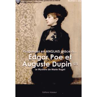 Edgard et Auguste Dupin Le mystère de Marie Roget Tome 2 - broché ...