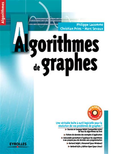 Algorithmes de graphes 2eme edition avec 1 cd-rom Avec programme en Pascal et un CD-Rom - broché ...