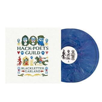 Blackletter Garland Vinyle Bleu Marbré - Hack Poets Guild - Vinyle ...