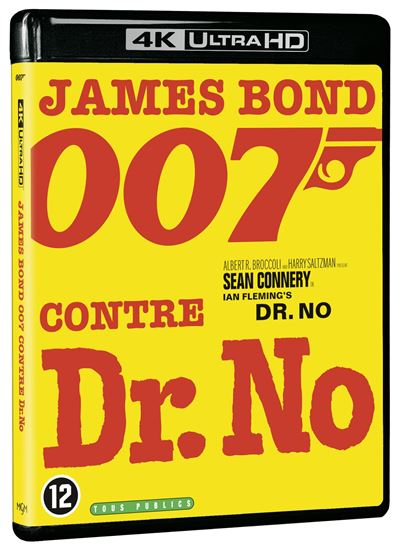 James Bond James Bond 01 : James Bond 007 contre Dr. No Blu-ray 4K Ultra HD - Blu-ray 4K ...