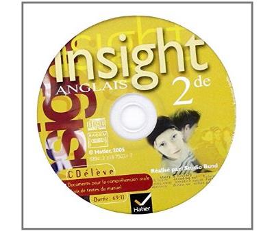 Insight Anglais 2de - CD Audio élève Pour remplacer celui inclus dans ...