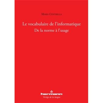 Le vocabulaire de l'informatique De la norme à l'usage - broché - Maria ...