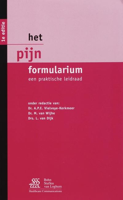 Formularium - een praktische leidraad - Het Pijn Formularium - Inconnus ...