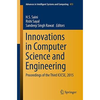 Innovations in computer science and engineering - Poche - Collectif ...