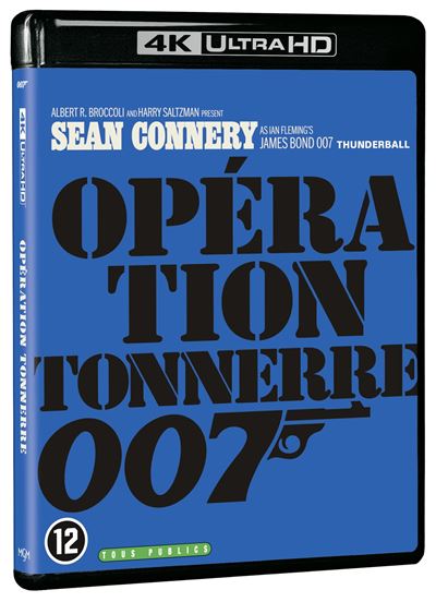 James Bond James Bond 04 : Opération Tonnerre Blu-ray 4K Ultra HD - Blu ...