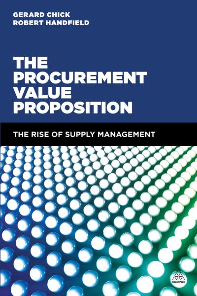 The procurement value proposition - Poche - Gerard Chick - Achat Livre ...