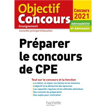 Préparer Le Concours De CPE 2021 - broché - Colette Woycikowska, Lydie ...