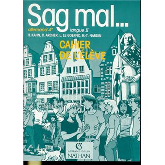 Sag mal 4e lv2 cah activ 92 - broché - Collectif - Achat Livre | fnac