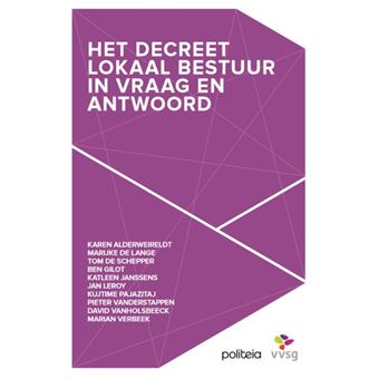 Het decreet lokaal bestuur in vraag en antwoord - broché - Karen ...