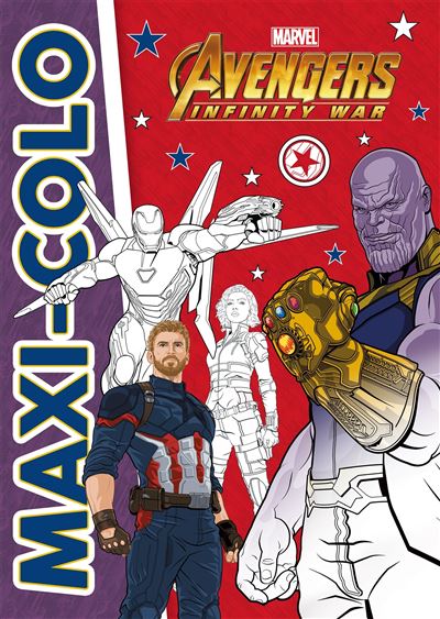 Avengers - Maxi colo - AVENGERS INFINITY WAR - Maxi-Colo - MARVEL ...