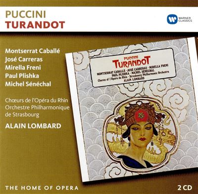Puccini : Turandot (The Home Of Opera) : CD album en Giacomo Puccini ...