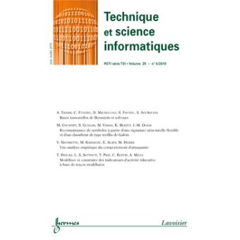 Technique et science informatiques rsti serie tsi vol. 29 n. - broché ...
