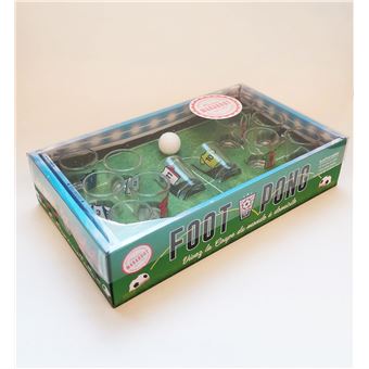 Foot pong 12 verres a shooters + 1 mini balle - Boîte ou accessoire ...