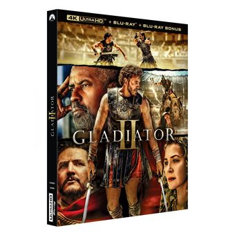 Gladiator Gladiator II Blu-ray 4K Ultra HD - Blu-ray 4K - Ridley Scott - Pedro Pascal - Paul ...