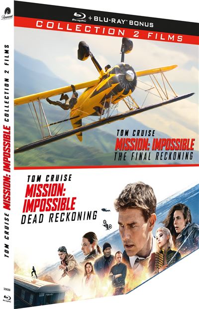 Coffret 2 Films Mission : Impossible - The Dead Reckoning & The Final Reckoning Blu-ray - Blu ...