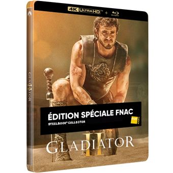 Gladiator Gladiator II Édition Limitée Spéciale Fnac Steelbook Blu-ray 4K Ultra HD - Blu-ray 4K ...