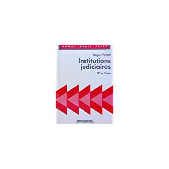 Institutions judiciaires - Roger Perrot - Achat Livre | fnac