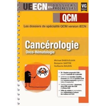 Uecn dossiers progressifs qcm cancerologie Onco-hématologie - broché ...
