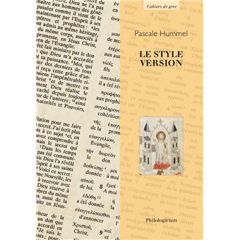 Le style version - broché - Pascale Hummel-Israel - Achat Livre | fnac