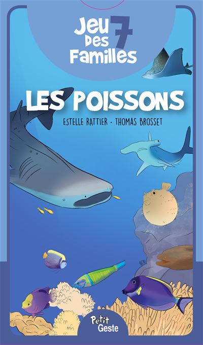 Jeu des 7 familles les poissons - Boîte ou accessoire - Estelle Rattier ...