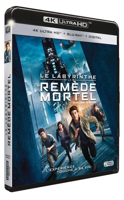 Le Labyrinthe : le remède mortel Blu-ray 4K Ultra HD - Blu-ray 4K ...