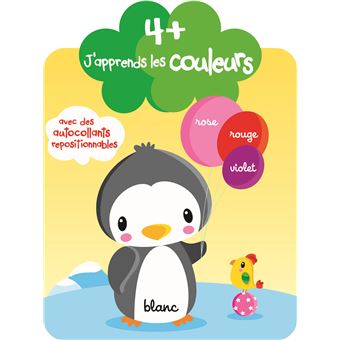 J'apprends les couleurs 4+ Avec des autocollants repositionnables ...