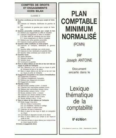Plan comptable minimum normalisé (PCMN) - broché - Joseph Antoine - Achat Livre | fnac
