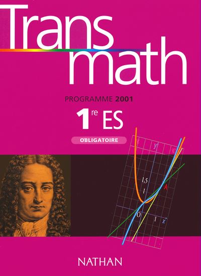 Transmath 1e es eleve 2001 - broché - Roumilhac Jean-Paul, Destainville ...