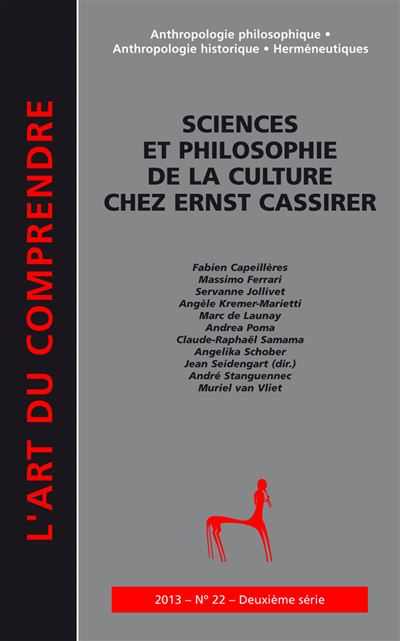 Sciences et philosophie de la culture chez ernst cassirer - broché - Jean Seidengart - Achat ...