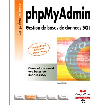 Php myadmin - broché - Marc Delisle - Achat Livre | fnac