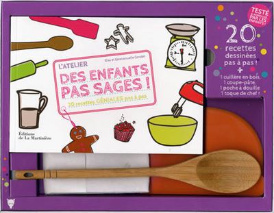 L'Atelier des enfants pas sages, coffret 20 recettes géniales pas à pas ...