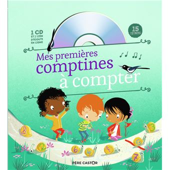 Mes premières comptines à compter Livre avec 1 CD audio - Livre CD ...