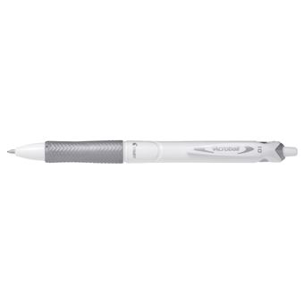 Stylo bille Pilot Acroball Pure white BeGreen pointe moyenne Noir ...