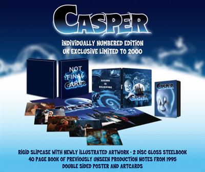 Casper 30th Anniversary Collector's Edition Steelbook Blu-ray 4K Ultra HD - Précommande & date ...