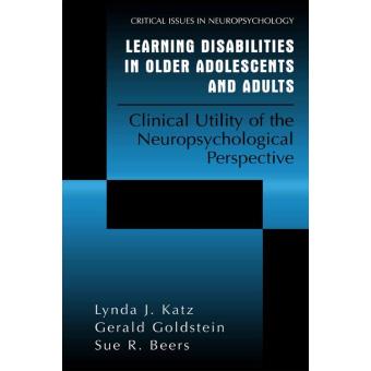 Learning disabilities in older adolescents and adults - relié - J.Lynda ...