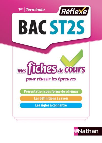 Sciences et techniques sanitaires et sociales 1ère/Term ST2S (Mes fiches de cours-Réflexe N°2 ...