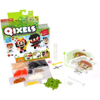 Mini kit 4 créations Qixels Kanaï Kids Thème Art Martial Saison 2 ...