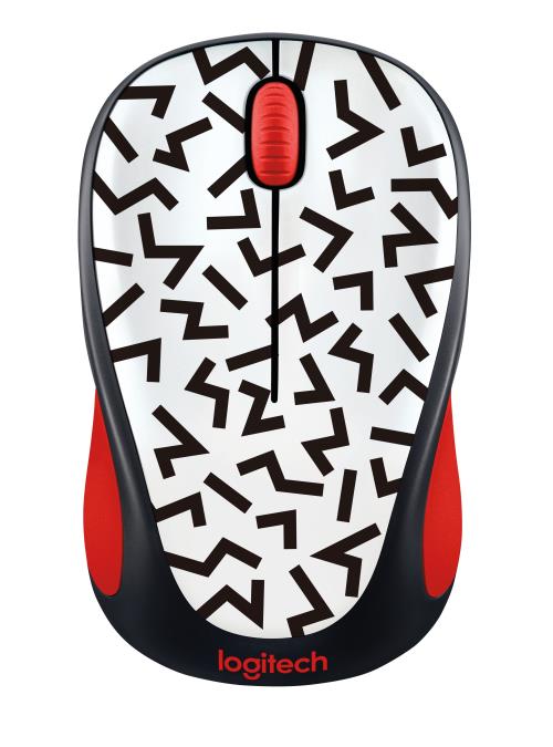 Souris sans fil Logitech M238 Party Collection Zigzag Red - Souris ...