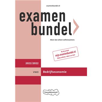 Examenbundel - vwo Bedrijfseconomie 2021/2022 - broché - Achat Livre | fnac