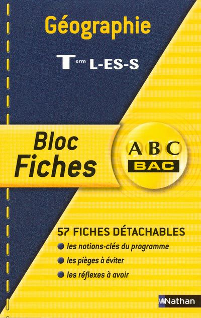 Bloc fiches ABC Bac - Bloc fiches abc bac geographie - Collectif ...