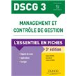 DSCG 3 Management et contrôle de gestion - 3e éd. - L'essentiel en fiches - 2018/2019 L ...