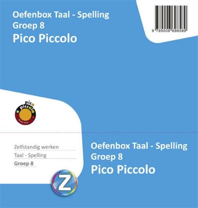 Pico piccolo Oefenbox Taal-spelling groep 8 - broché - Achat Livre | fnac
