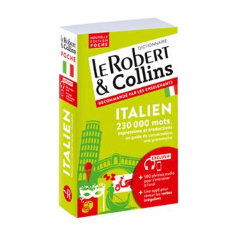 Robert & Collins Poche Italien Nouvelle édition bimédia - Poche ...