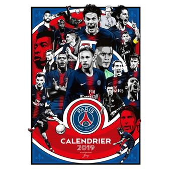 Calendrier du PSG 2019 - Collectif - Achat Livre | fnac