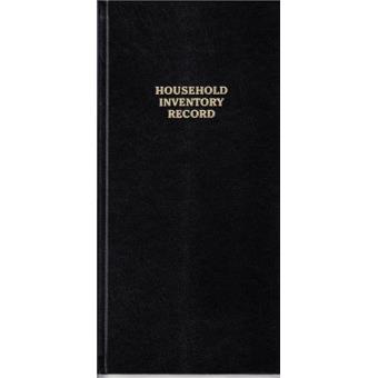 Household inventory record - Poche - Robert Frank - Achat Livre | fnac