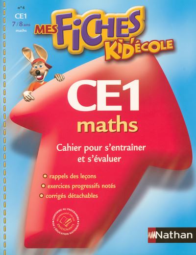 Kid ecole cahier maths ce1 - broché - Collectif - Achat Livre | fnac