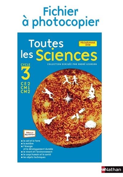 Toutes les sciences - guide pédagogique - Cycle 3 - broché - André ...