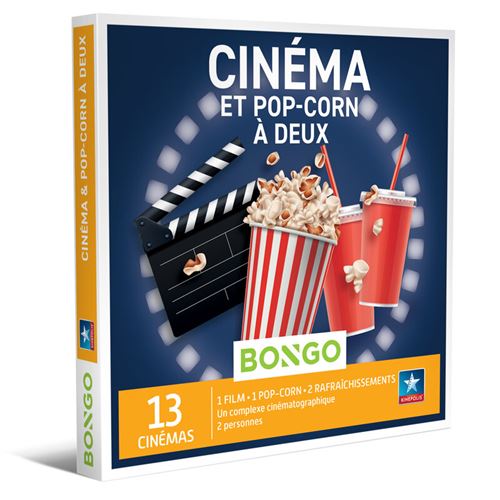 BONGO CINÉMA & POP-CORN À DEUX - Coffret cadeau - Achat & prix | fnac